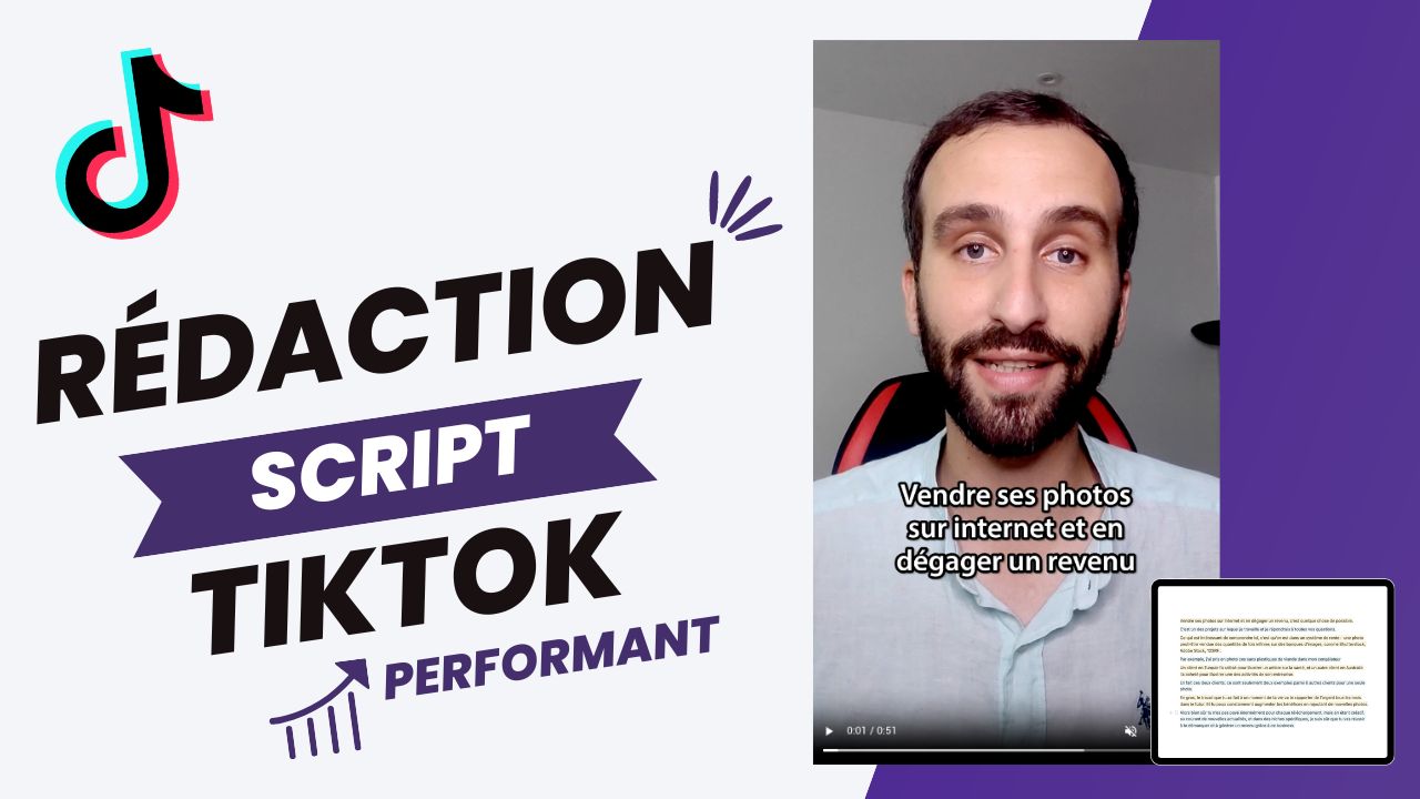 Rédaction de scripts TikTok accrocheurs et performants